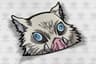 Inosuke Peeker Sticker - Demon Slayer • Fast & free shipping • Vinyl Status